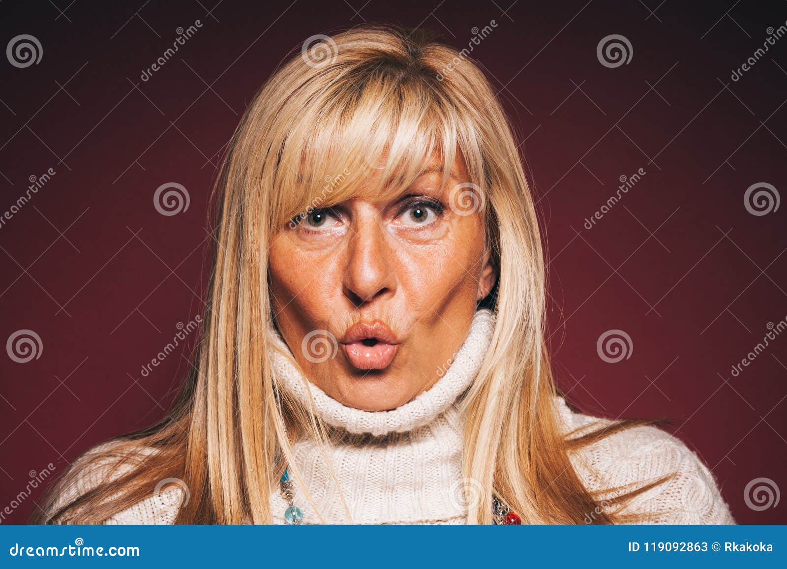 Portrait of an Amazed Mature Woman - Portrait of Beautiful Mature Woman ... Portrait of an Amazed Mature Woman - Portrait of Beautiful Mature Woman ...