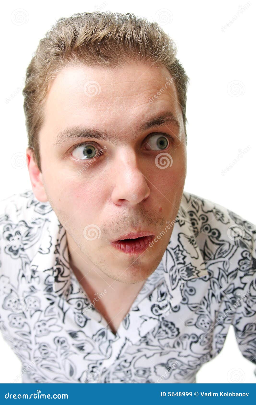 Portrait of an Amazed Young Man Stock Image - Image of teen, male: 5648999
