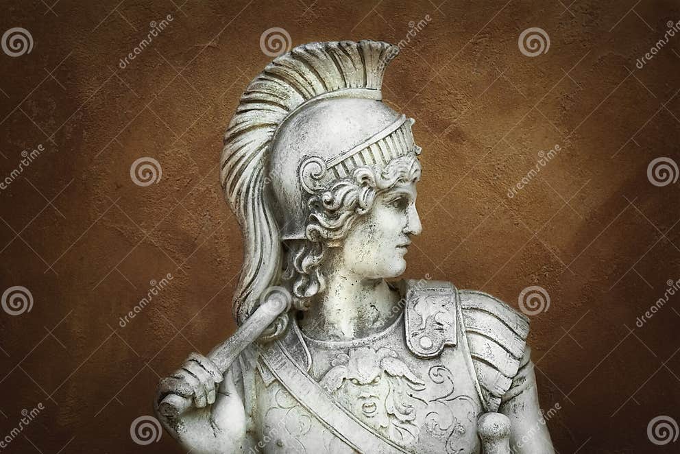 Portrait of an Ancient Hero Stock Image - Image of ancient, famous ...