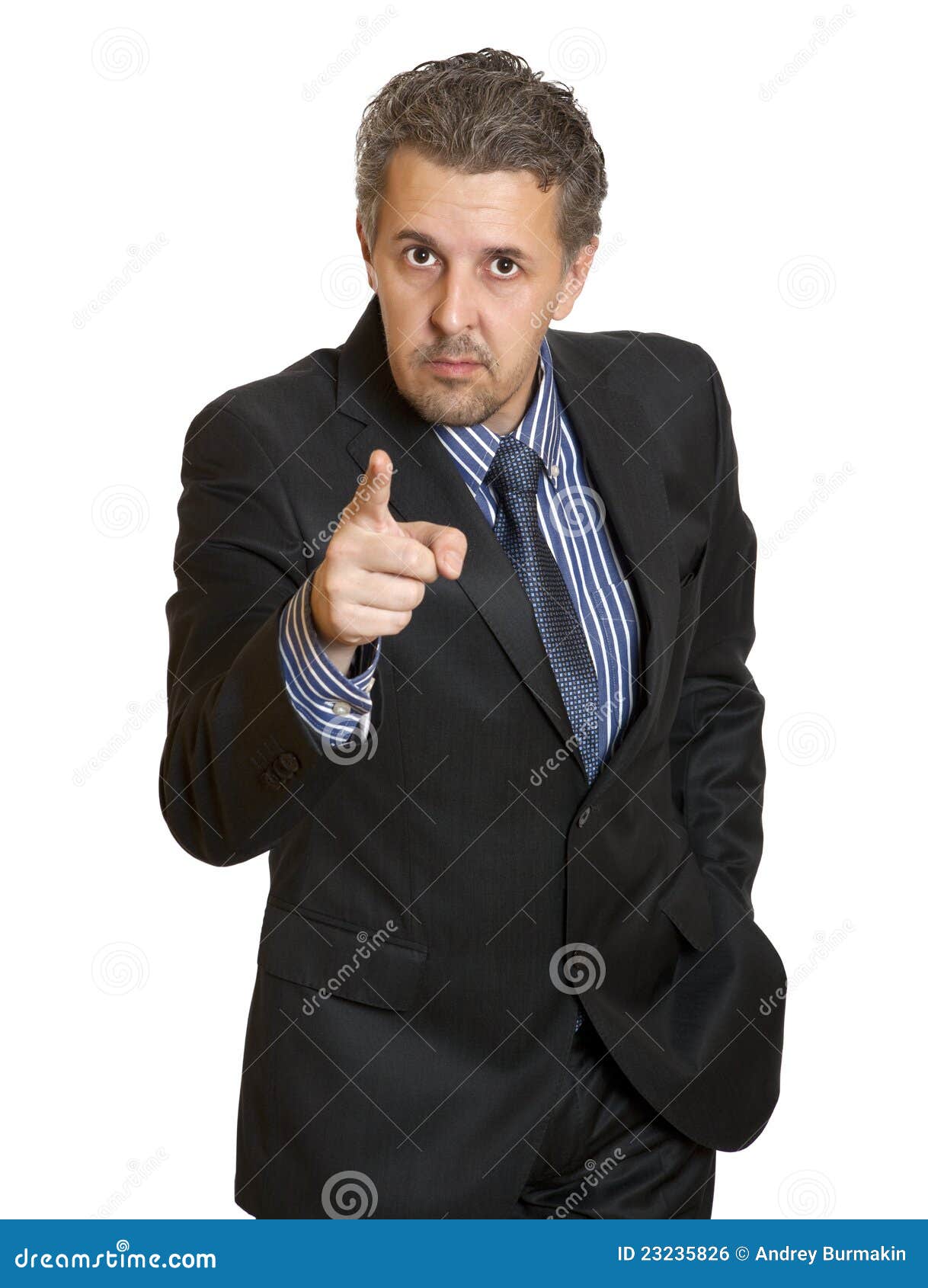 Portrait of an Angry Businessman Stock Photo - Image of business ...