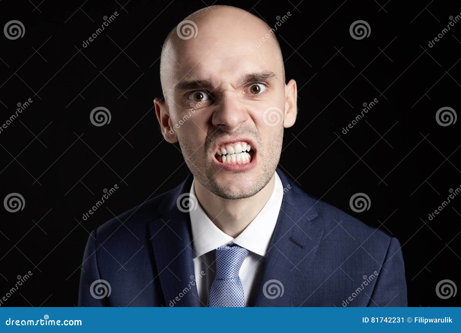 Portrait of Angry Guy stock image. Image of copy, collar - 81742231