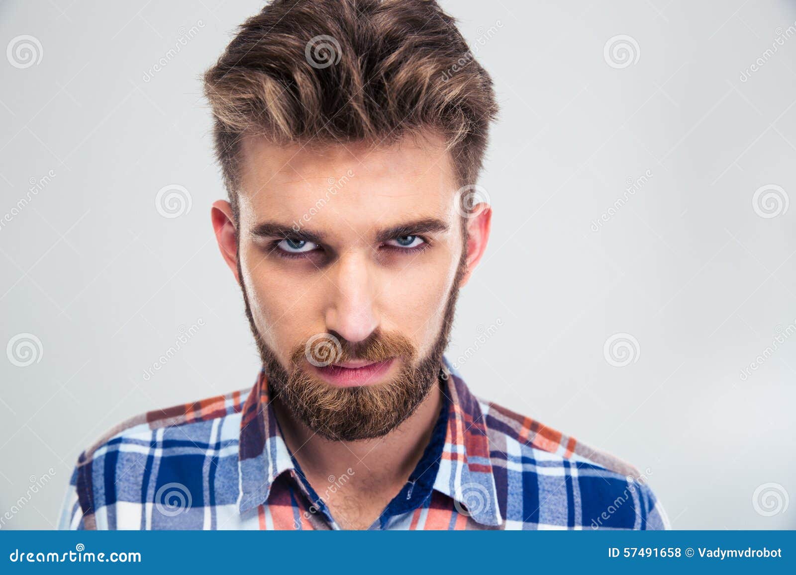 Portrait of Angry Man Looking at Camera Stock Photo - Image of livid ...