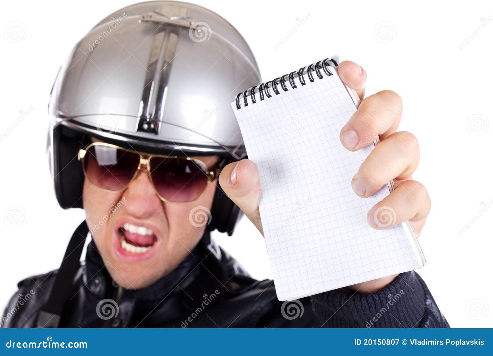 Portrait of a Angry Policeman Stock Image - Image of order, badge: 20150807