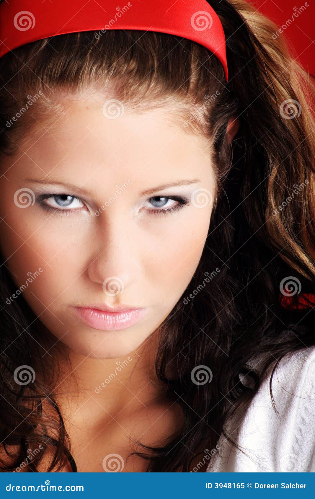 Portrait of a angry woman stock image. Image of portrait - 3948165