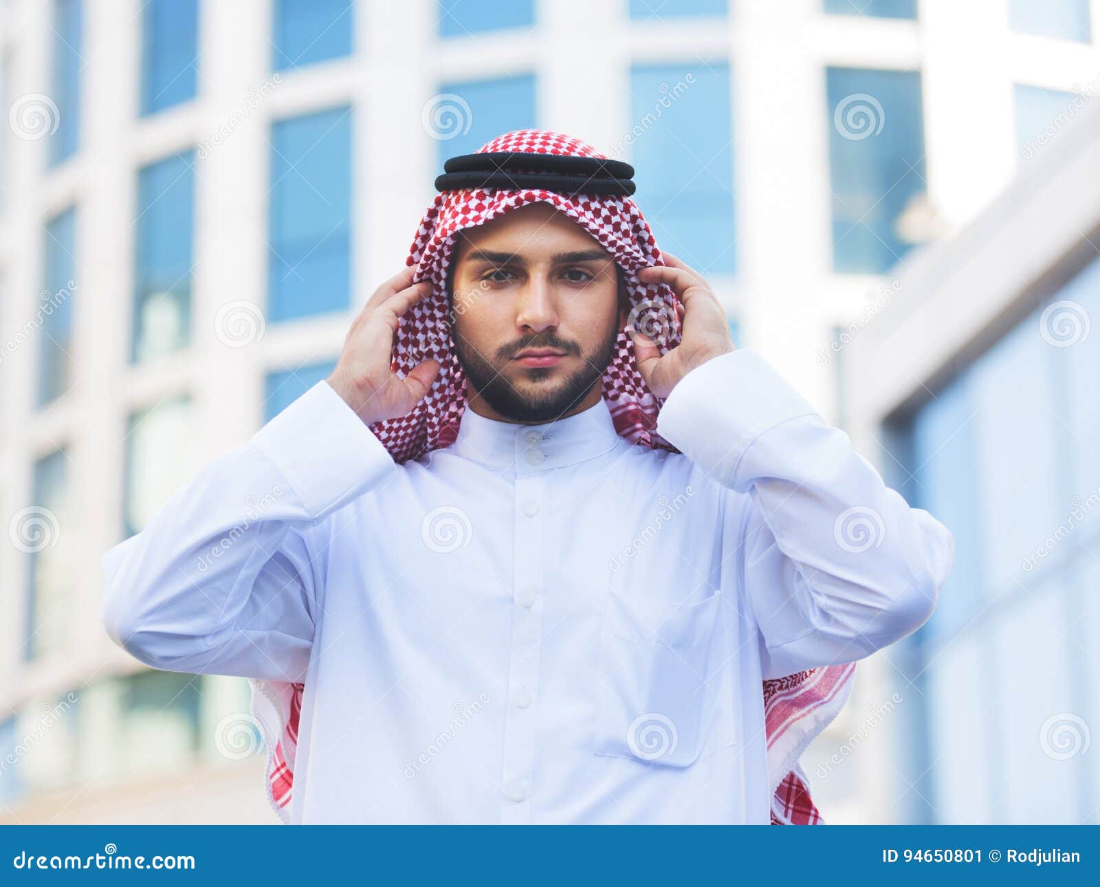 Portrait of an arabian man stock image. Image of elegant - 94650801