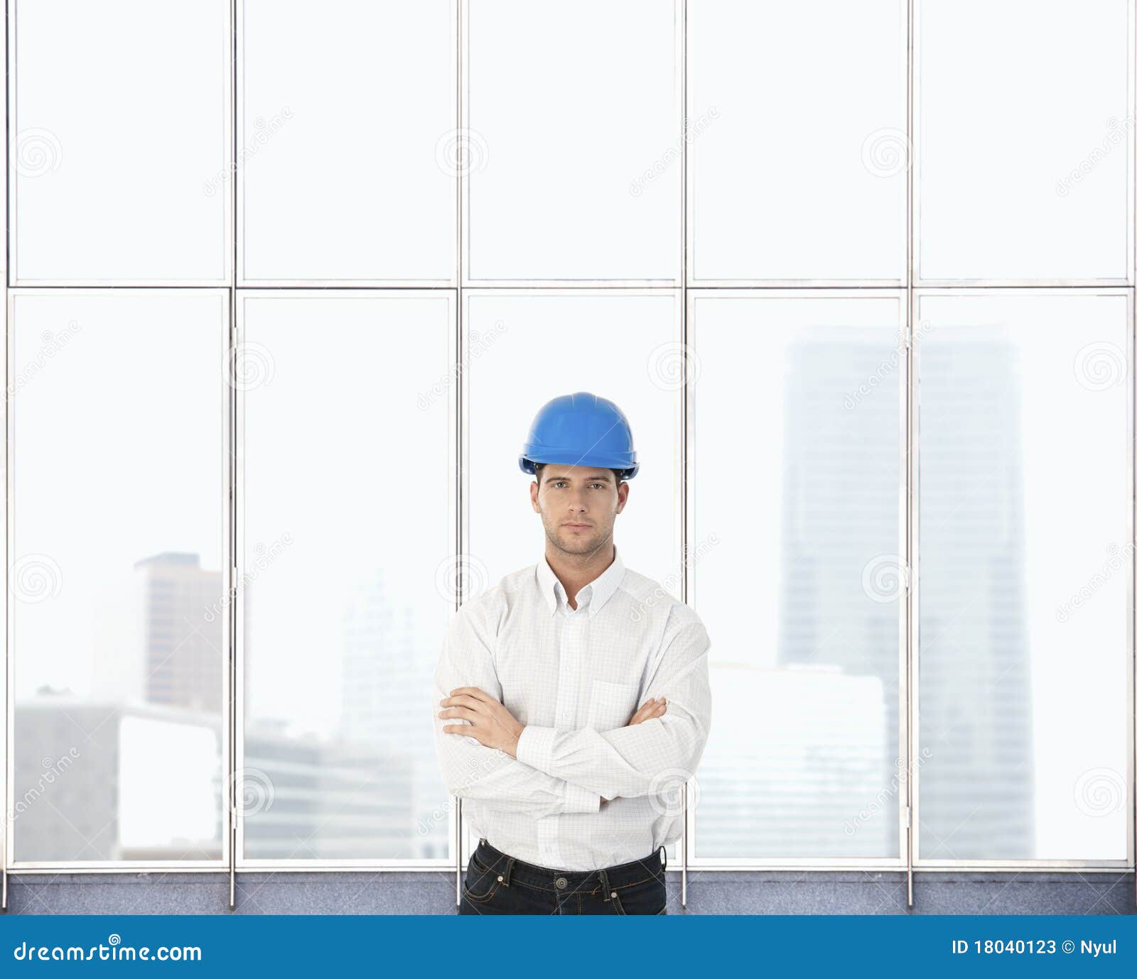 Architect Designer Engineer With Kitchen Design Blueprint Plan ...