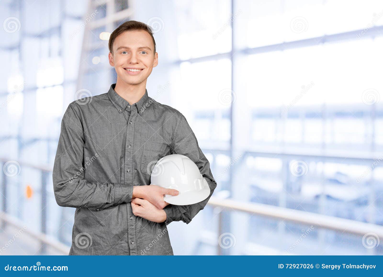 Portrait of Architect Man stock photo. Image of person - 72927026