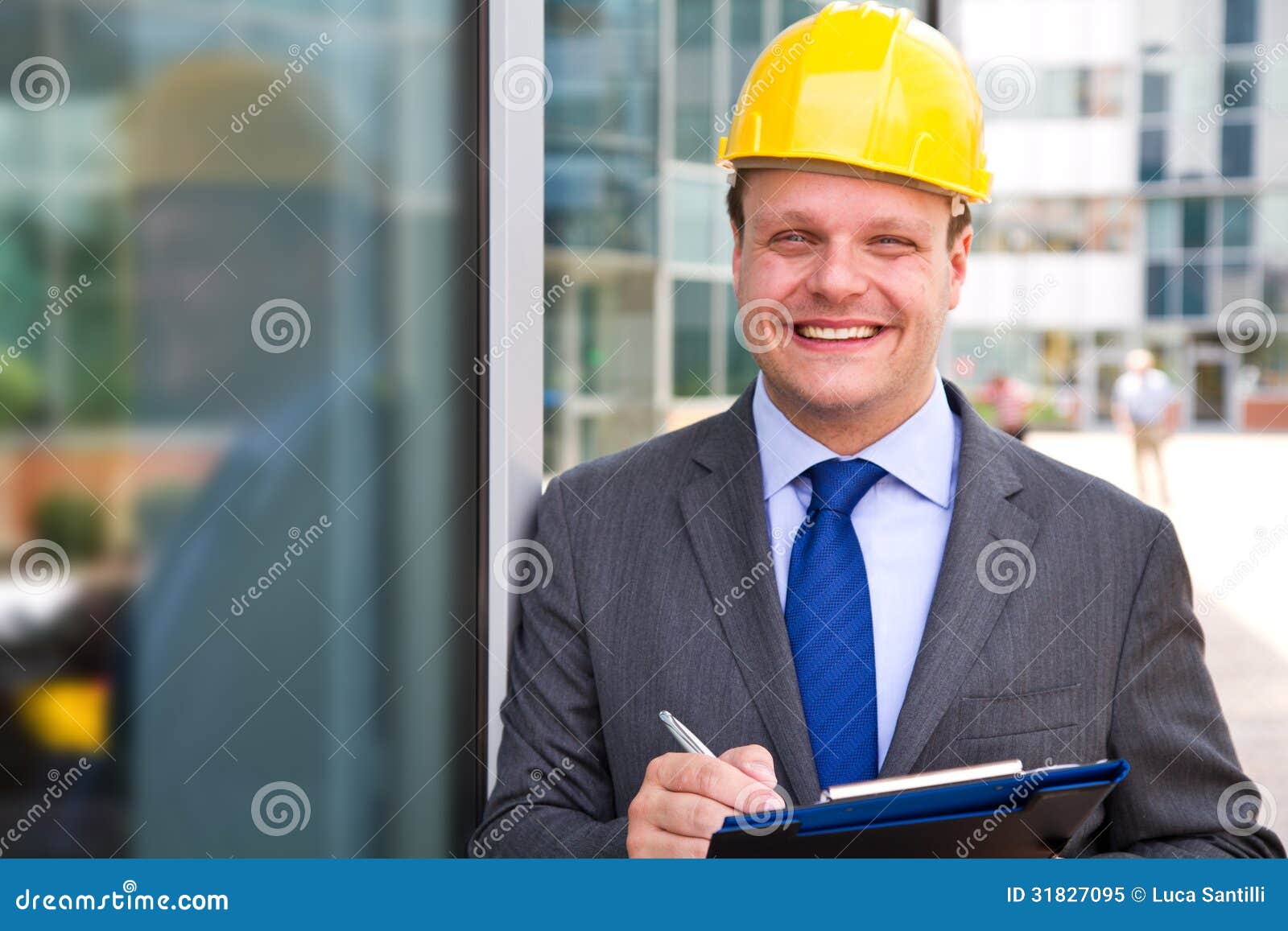 Portrait of an architect stock image. Image of architecture - 31827095