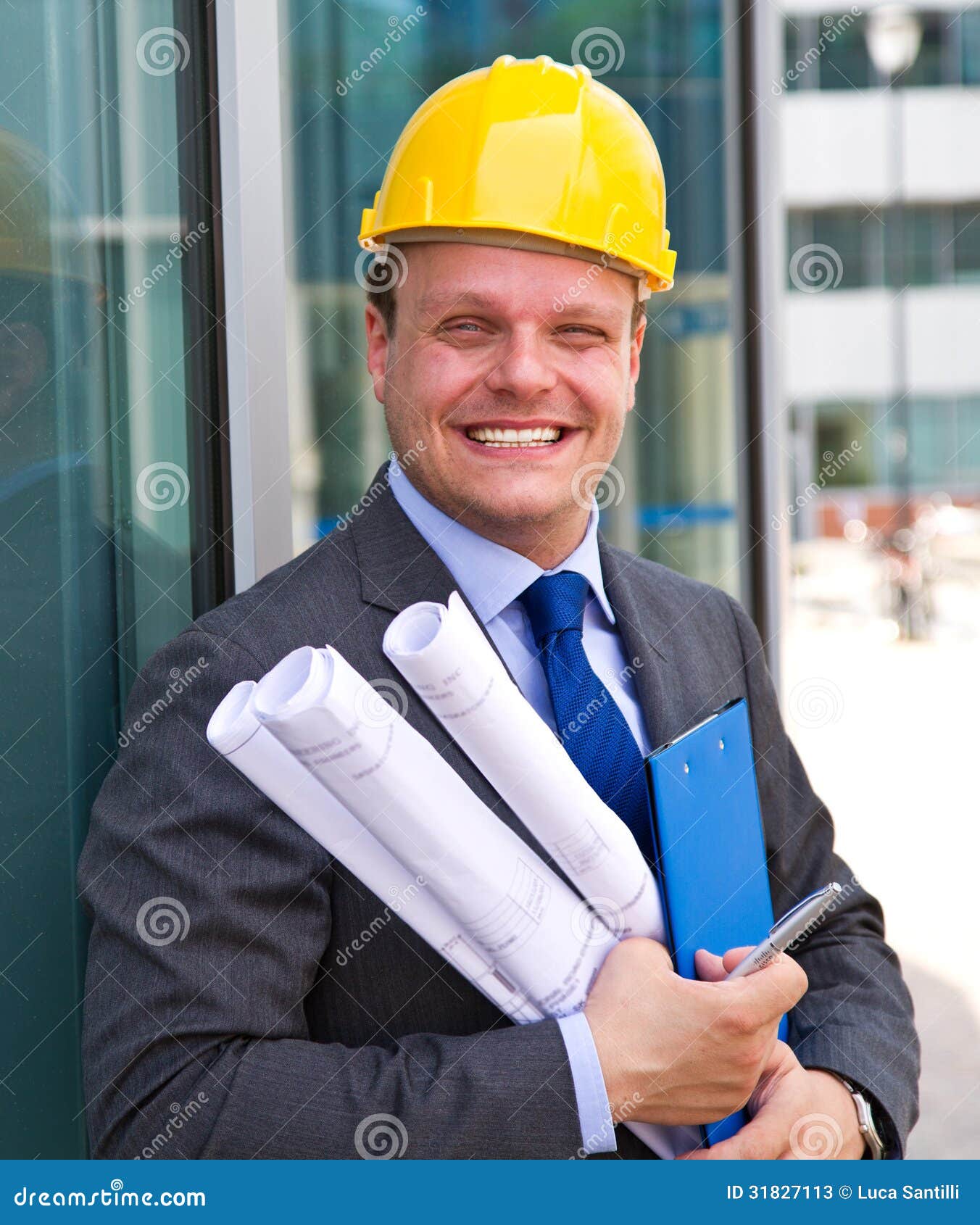 Portrait of an architect stock image. Image of palace - 31827113