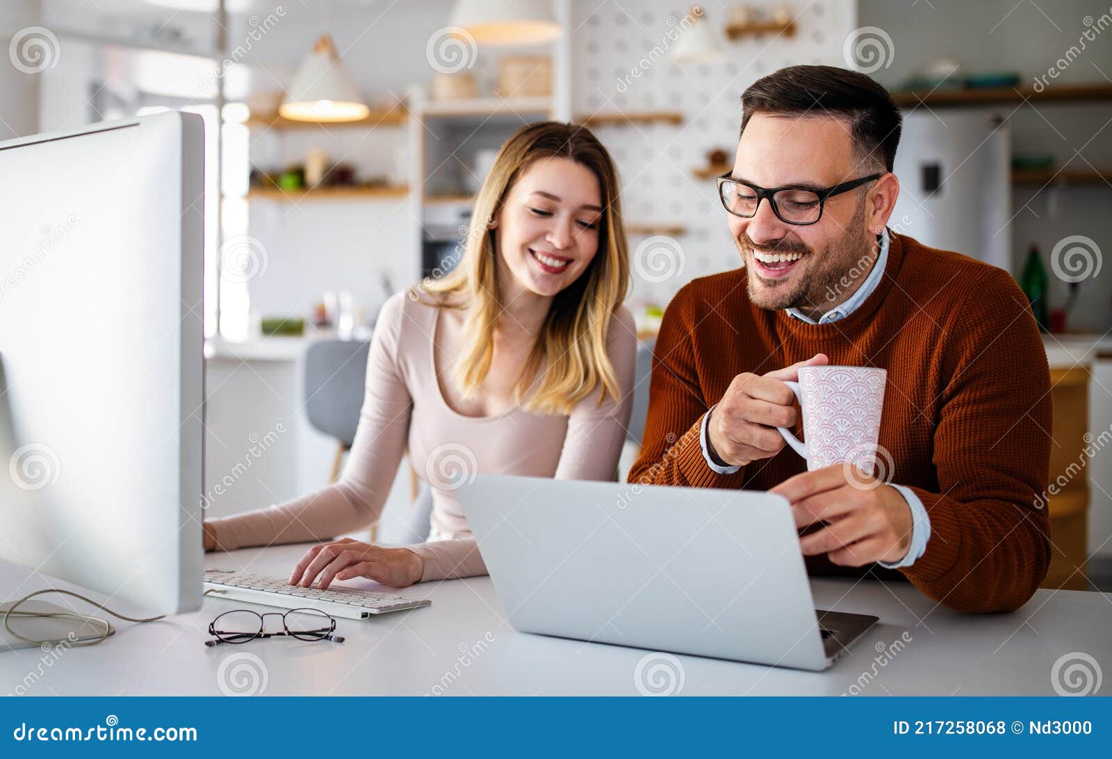 Portrait of Architects Having Discussion in Office Stock Photo - Image ...