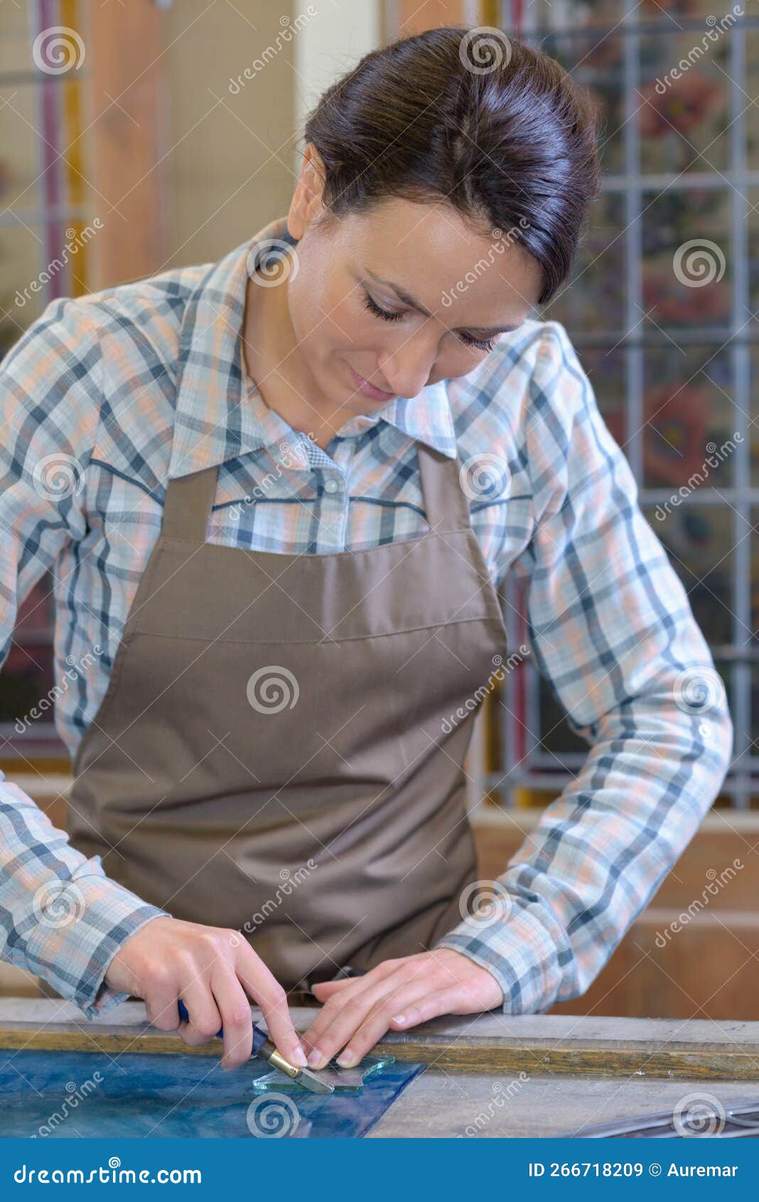 Portrait artist at work stock image. Image of beautiful - 266718209