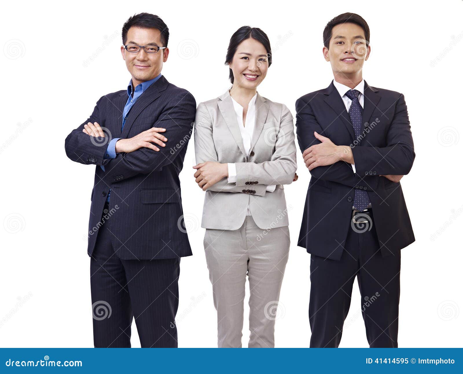 Portrait of Asian Business Team Stock Image - Image of chinese, hong ...