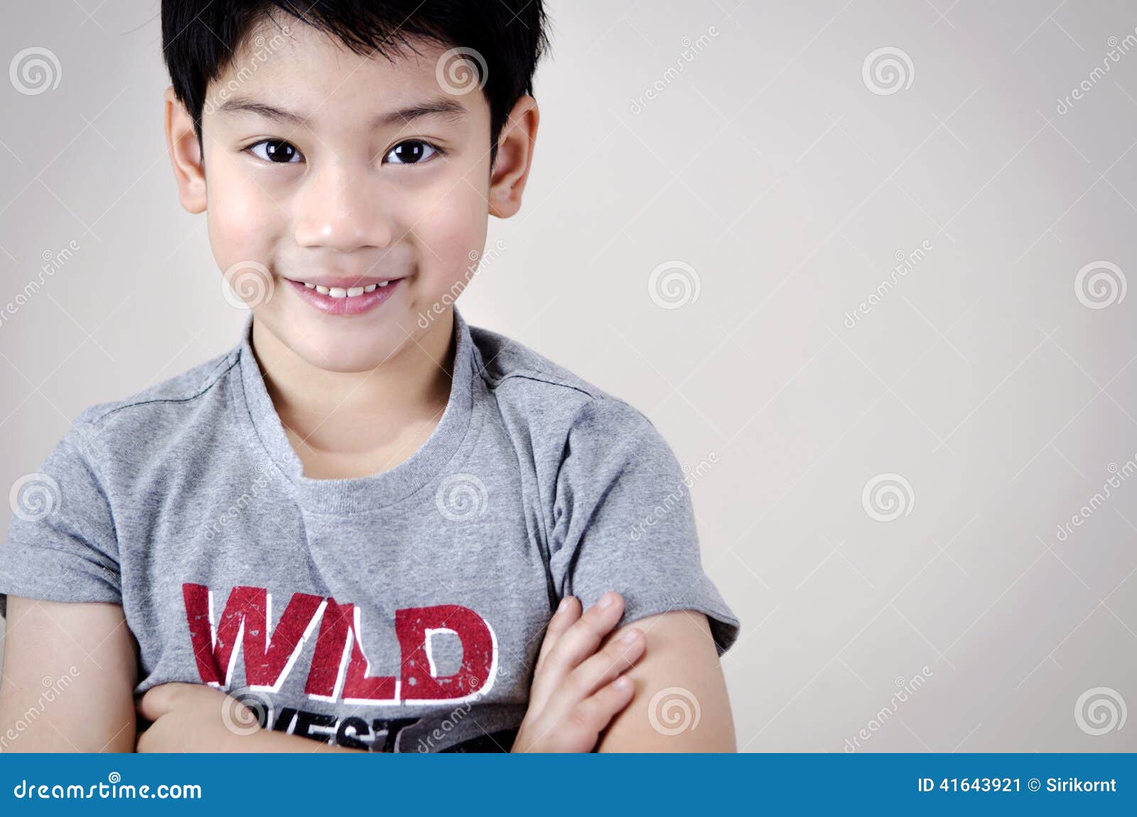 Portrait of asian cute boy stock image. Image of innocence - 41643921
