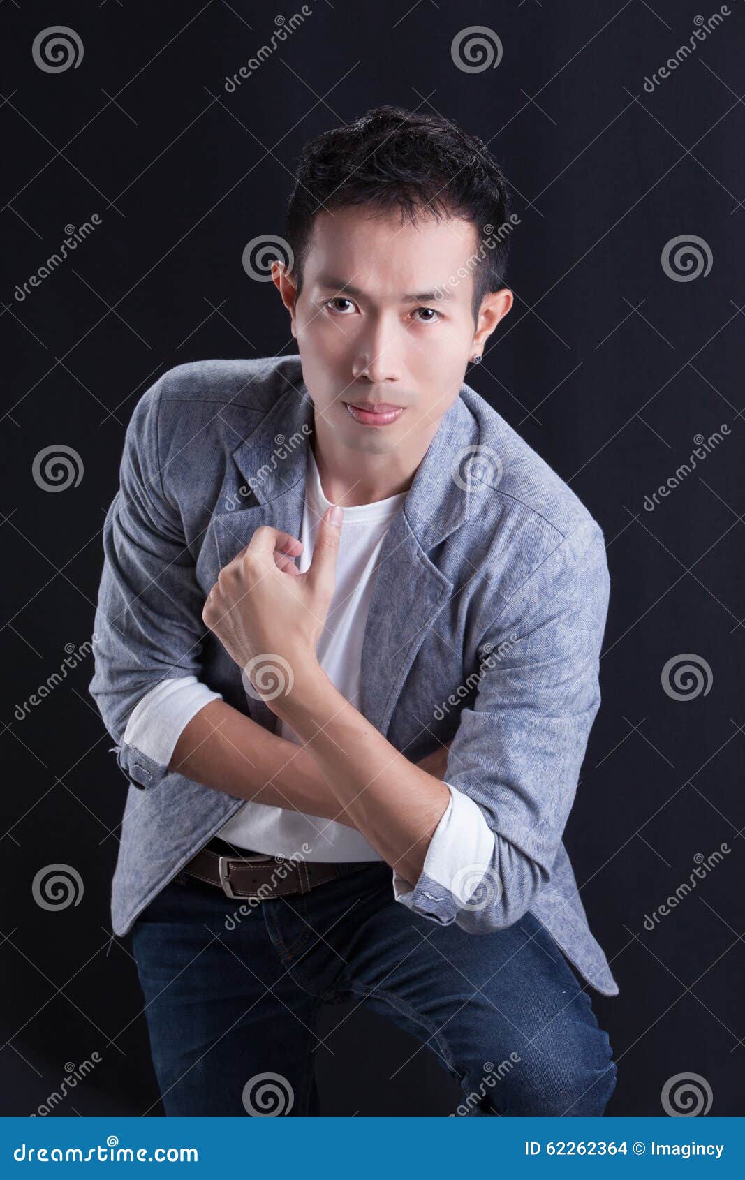 Portrait of Asian guy stock photo. Image of fashion, asian - 62262364