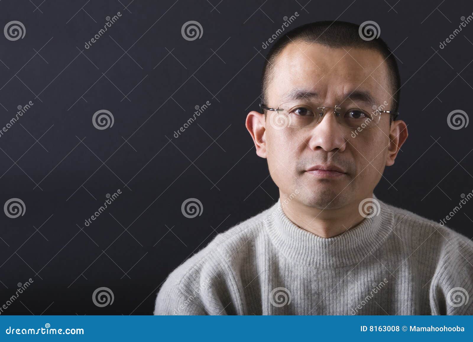 Portrait of asian man stock photo. Image of background - 8163008