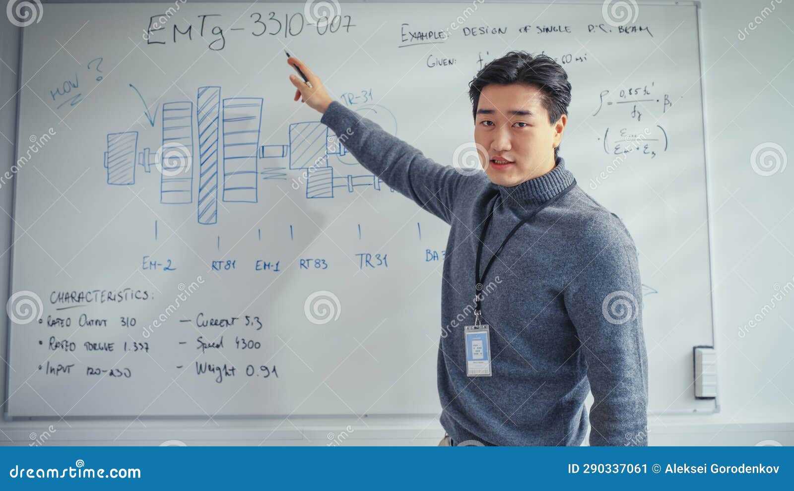 Portrait of Asian Professor Giving Speach at Online Conference. Using ...