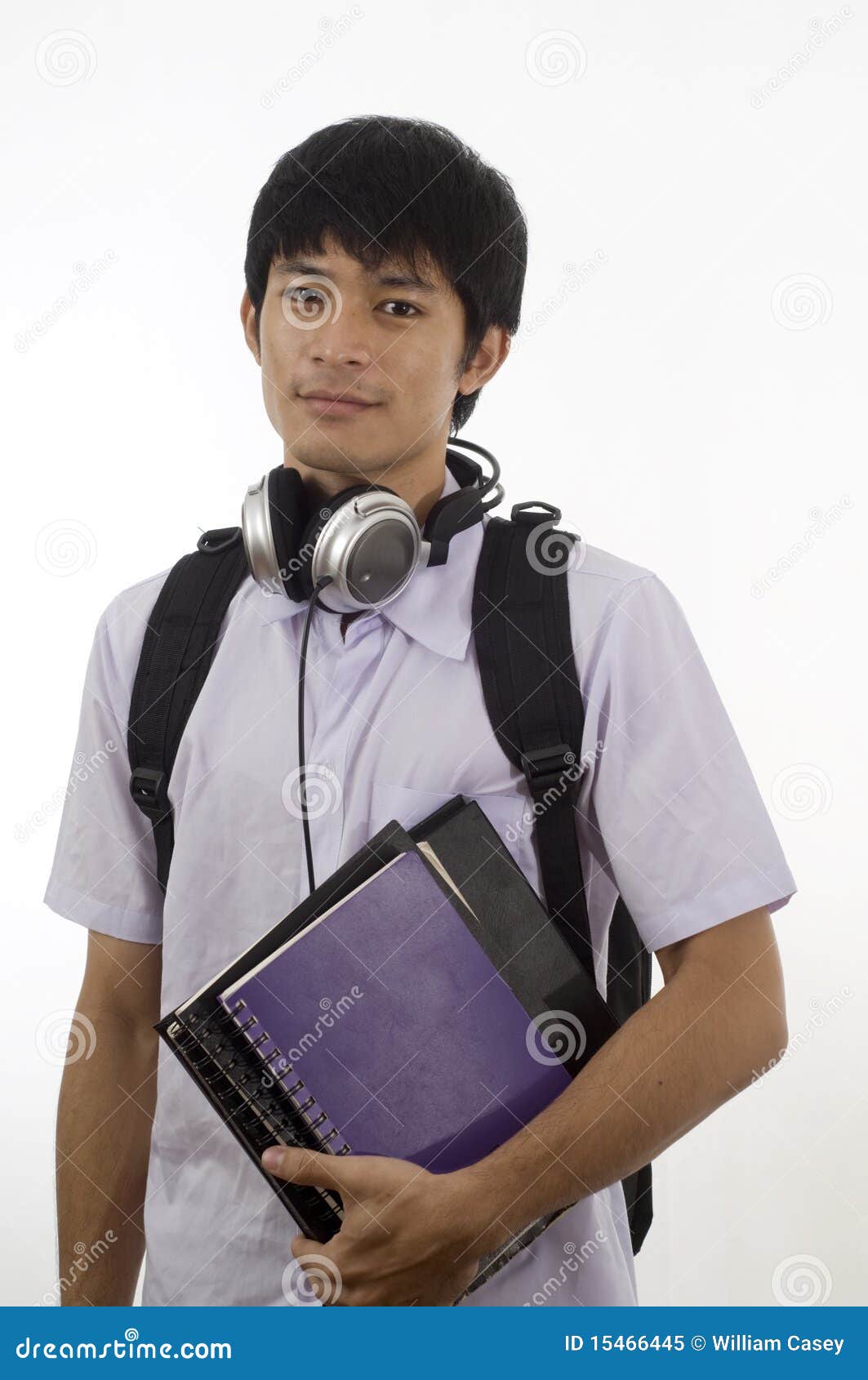 Portrait of Asian student stock image. Image of style - 15466445