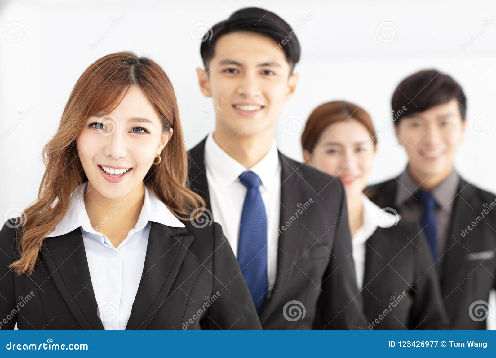 Portrait of Successful Young Business Team in Office Stock Image ... Portrait of Successful Young Business Team in Office Stock Image ...