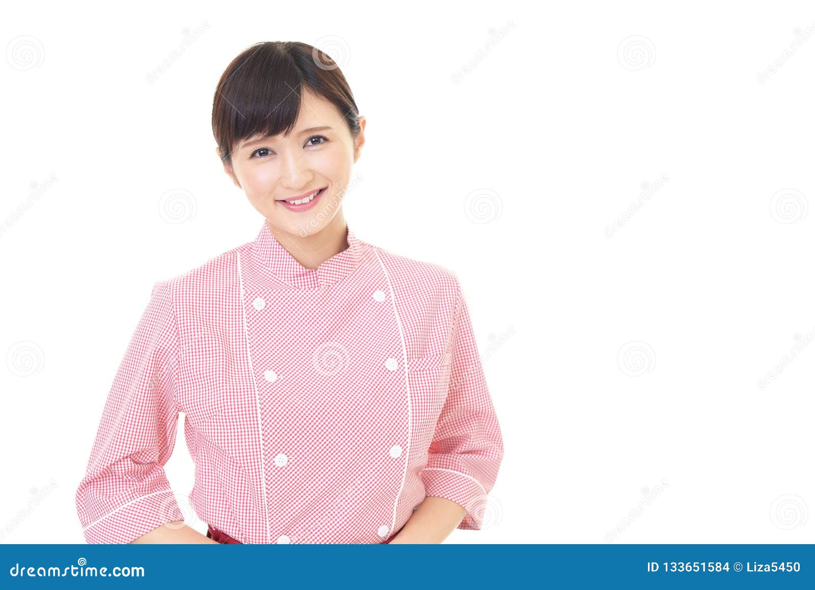 A smiling waitress stock photo. Image of catering, lounge - 133651584