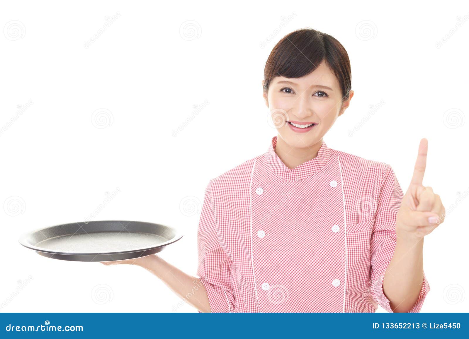 A smiling waitress stock image. Image of breakfast, adult - 133652213