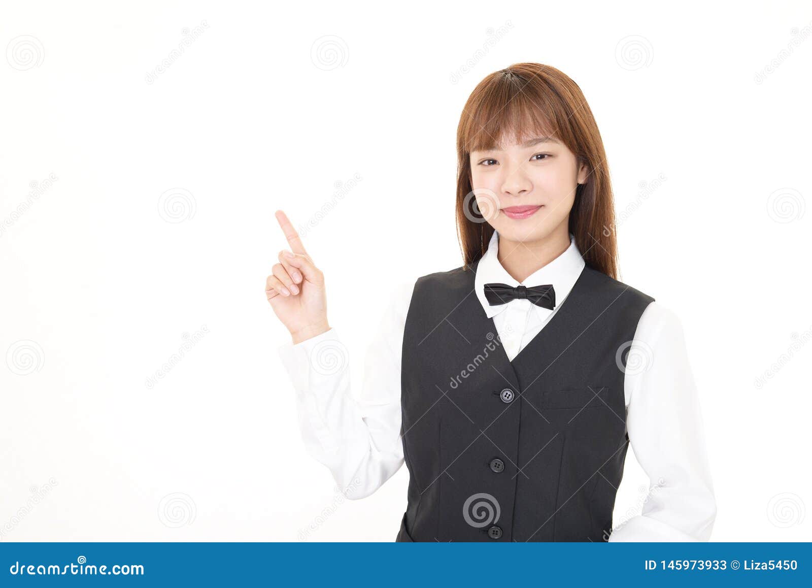 A smiling waitress stock image. Image of breakfast, apron - 145973933