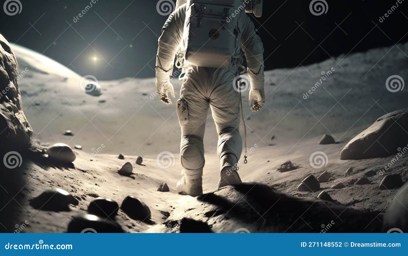 Astronaut, Floating In Zero Gravity Aboard The Space Station, With View ...