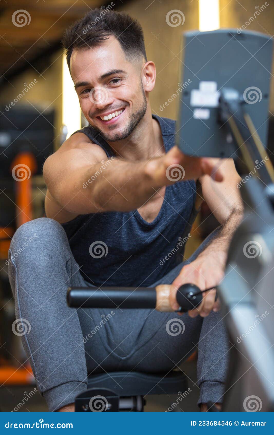 Portrait Athlete during Training Stock Photo - Image of happy, male ...