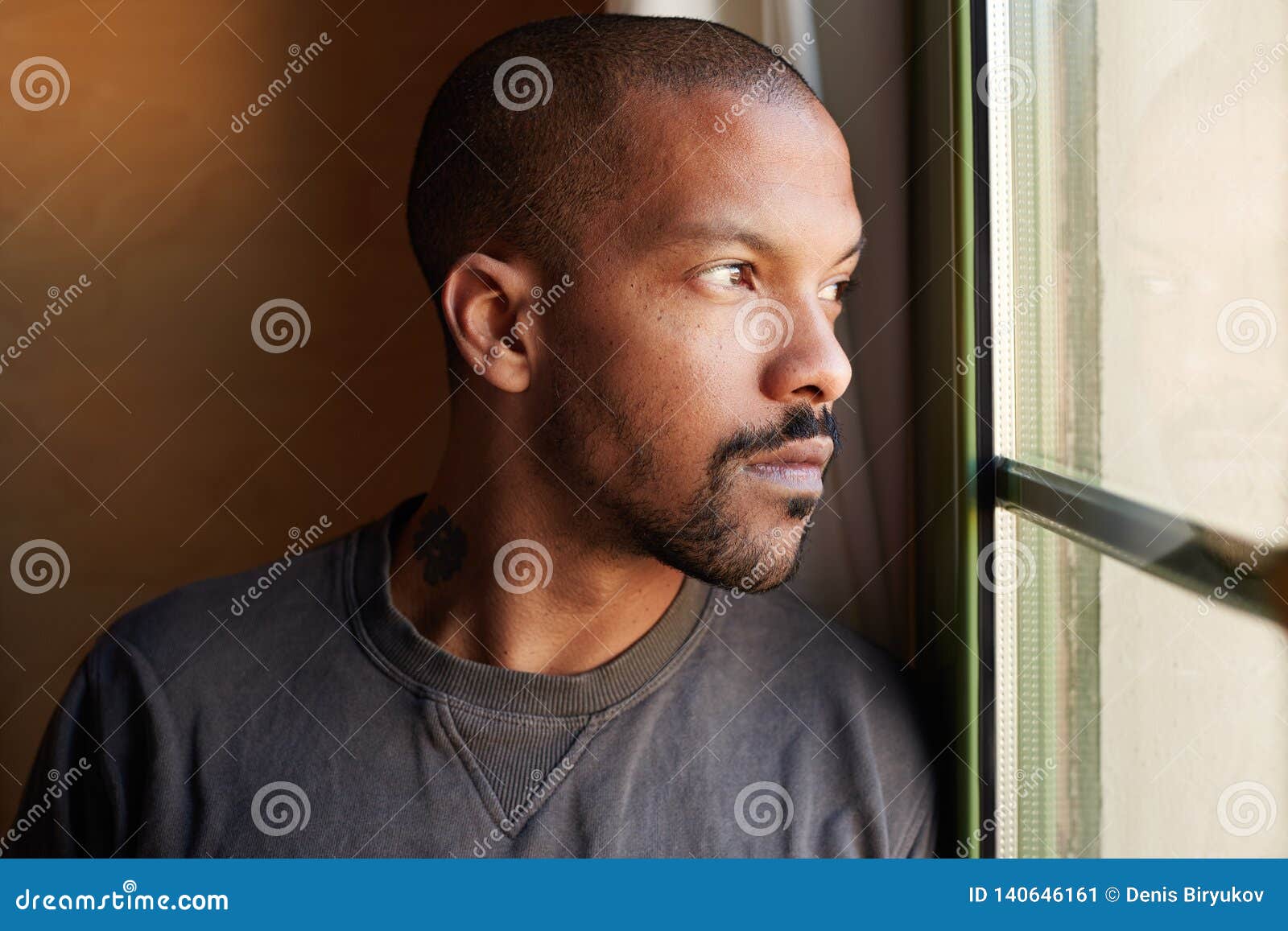 Portrait of Attractive BEARDED African Black Man Stock Image - Image of ... Portrait of Attractive BEARDED African Black Man Stock Image - Image of ...