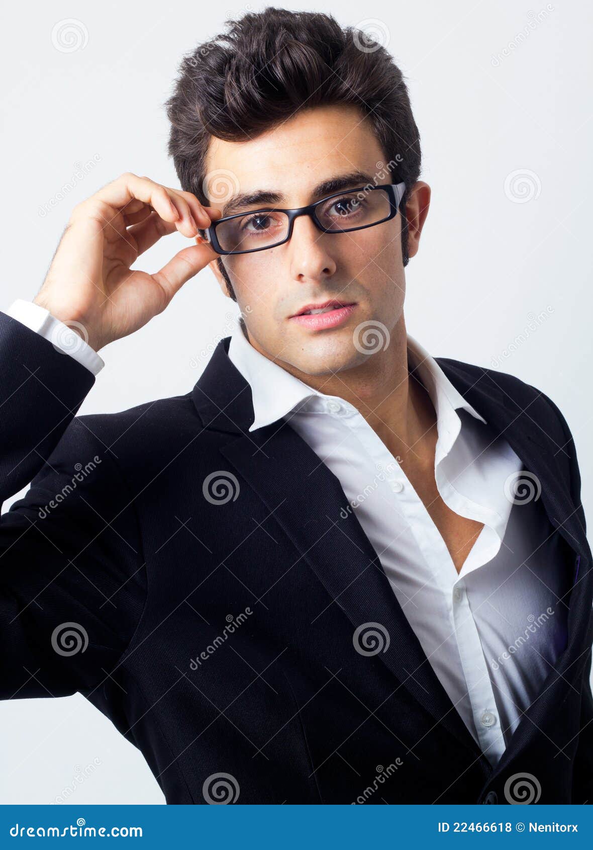 Portrait of Attractive Businessman Stock Photo - Image of lifestyles ...