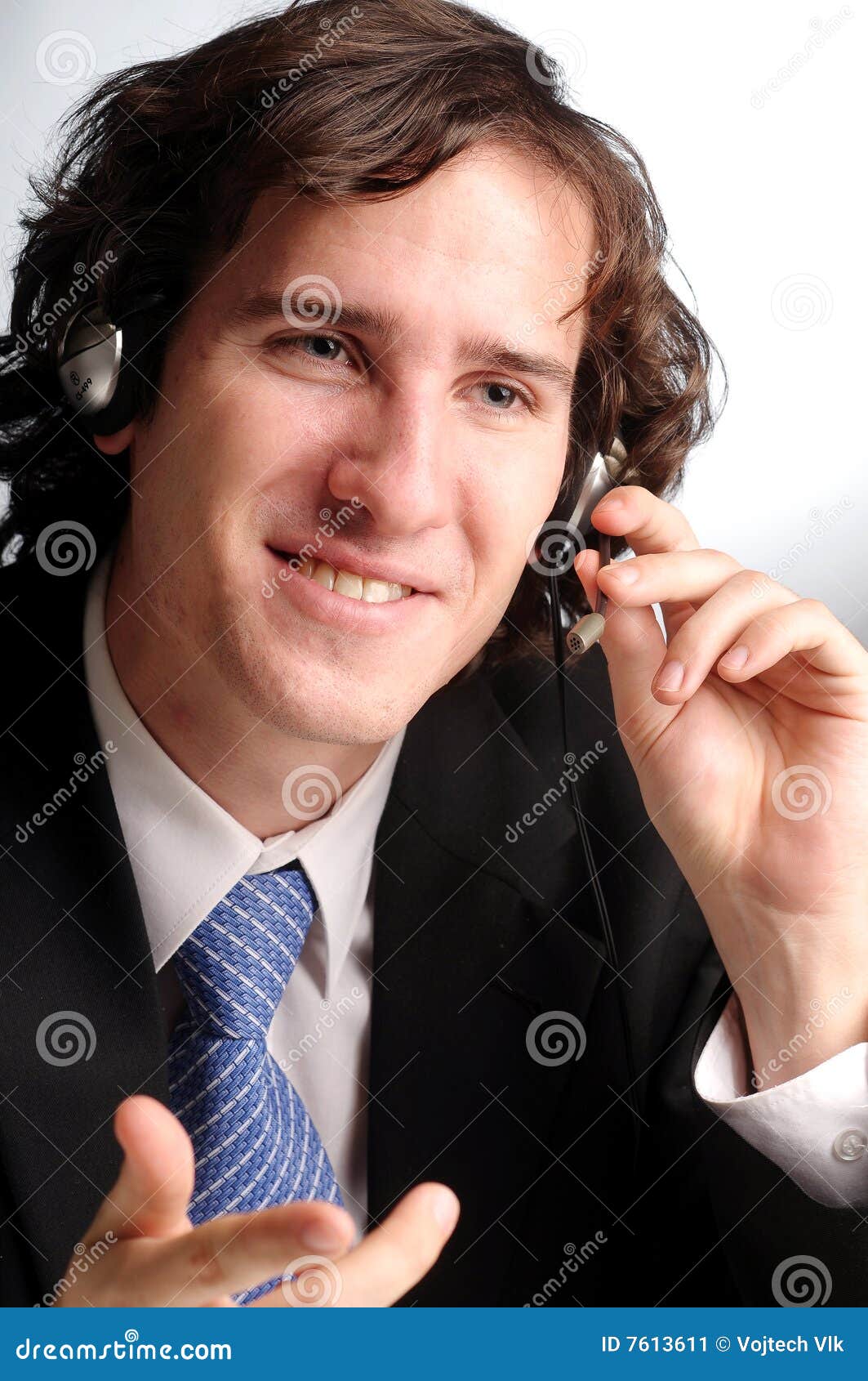 The Portrait of Attractive Businessman Stock Image - Image of dark ...