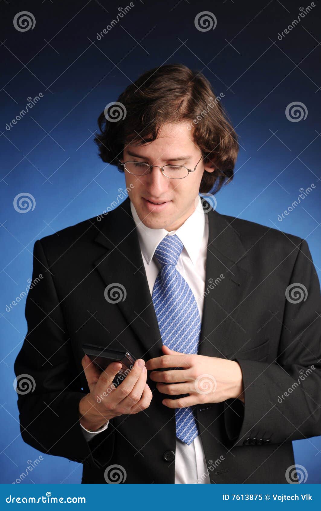 The Portrait of Attractive Businessman Stock Image - Image of cool ...