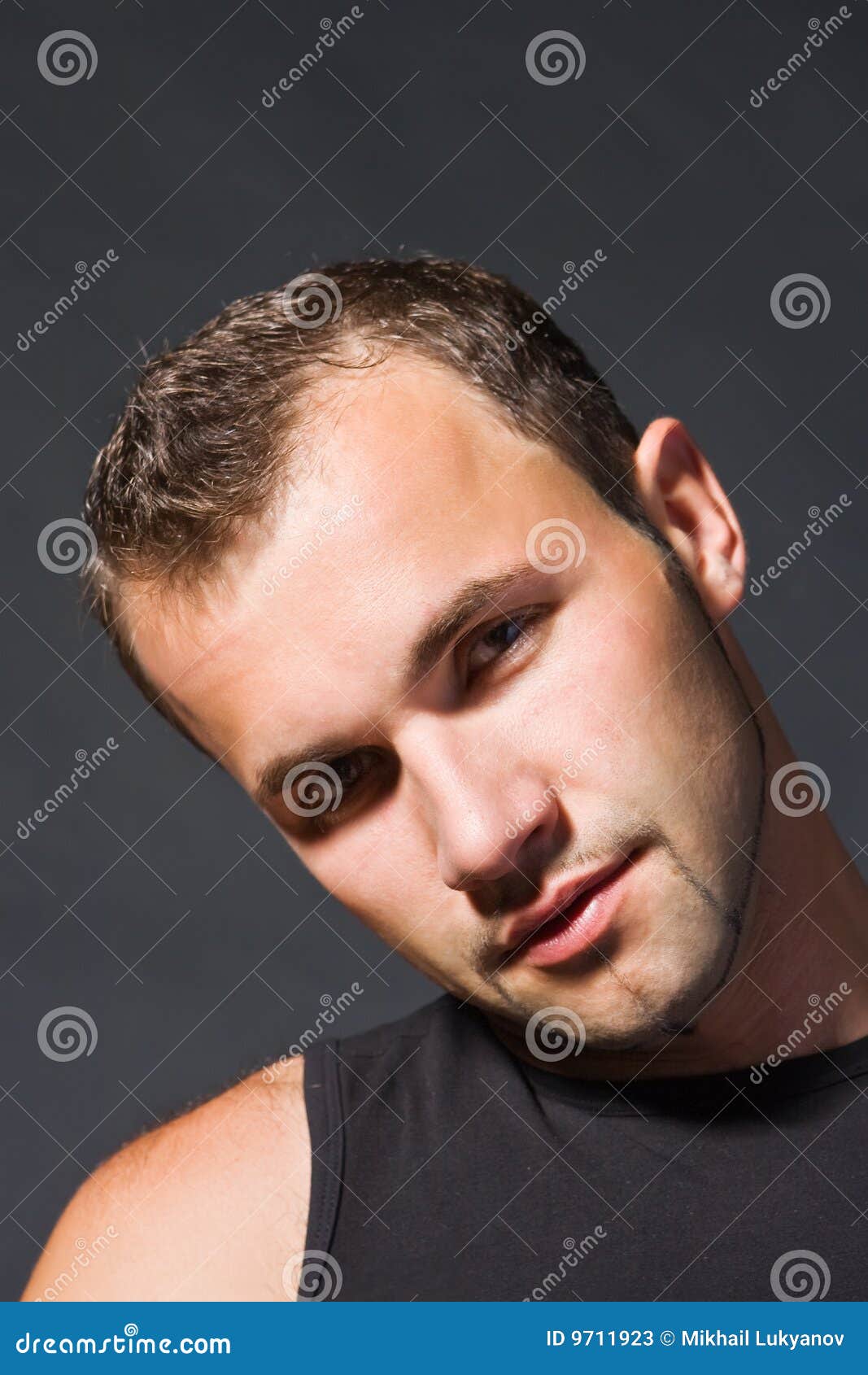 Portrait of the Attractive Man Stock Image - Image of healthy, human ...