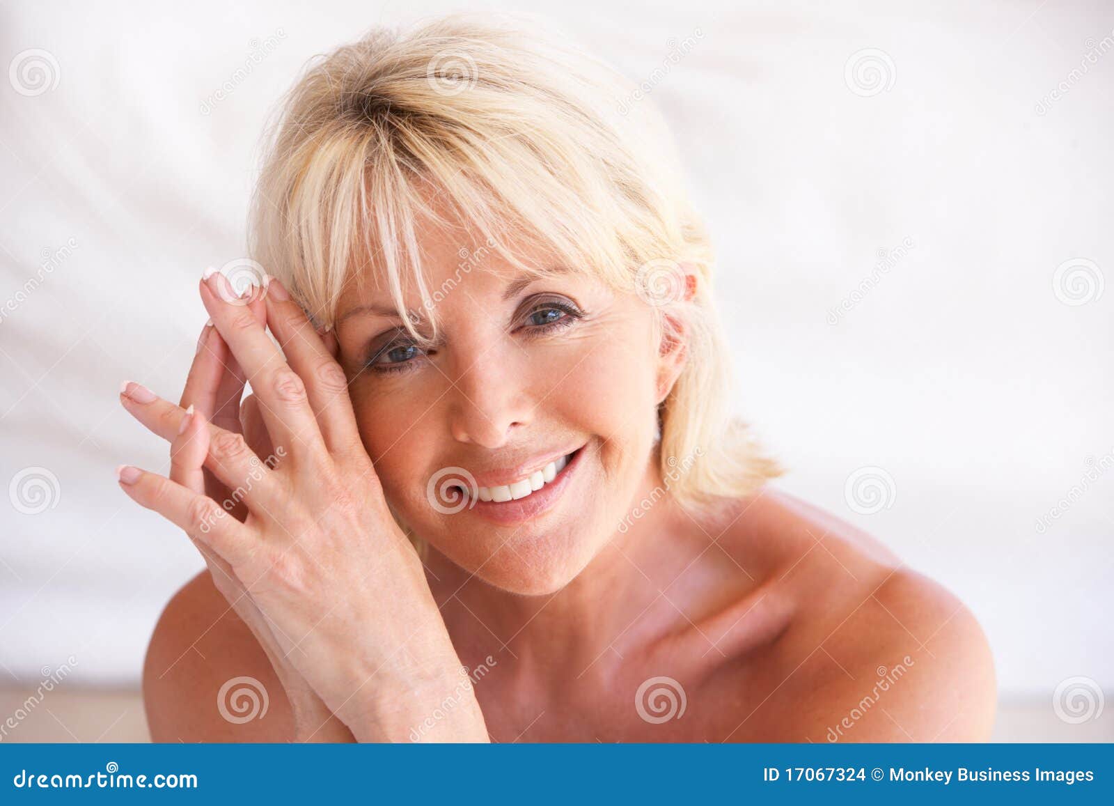 Portrait of Attractive Senior Woman Stock Photo - Image of retirement ...