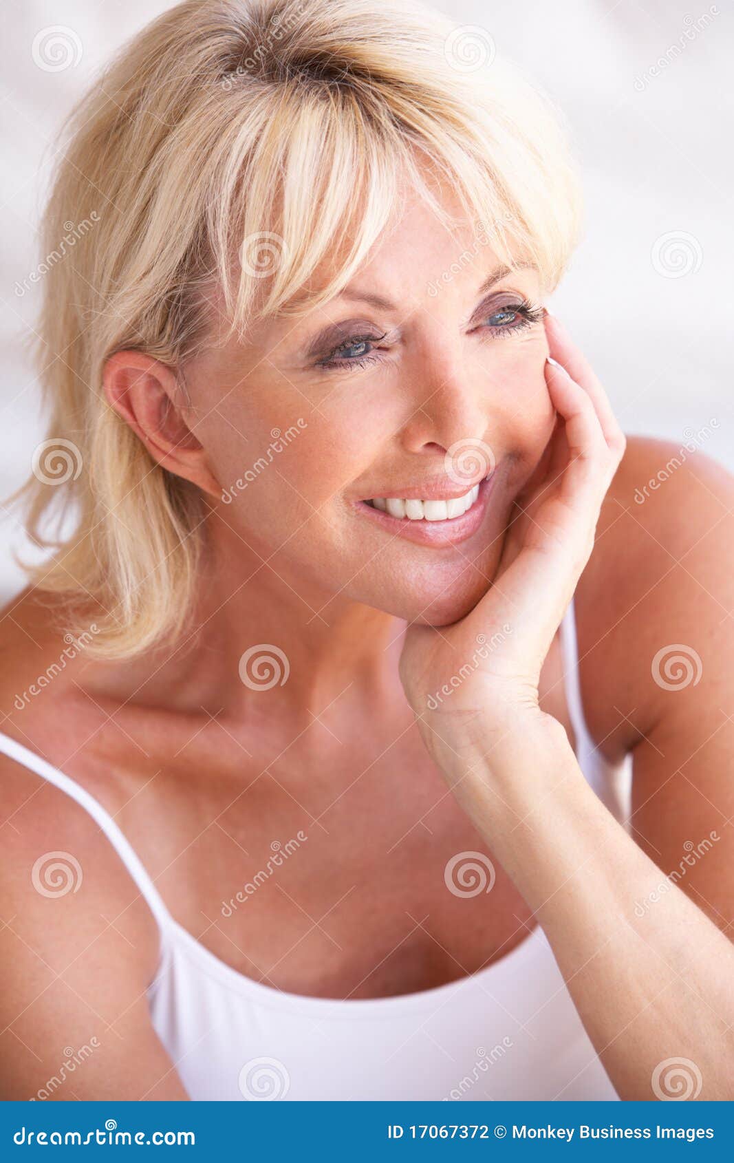 Portrait of Attractive Senior Woman Stock Photo - Image of senior ...