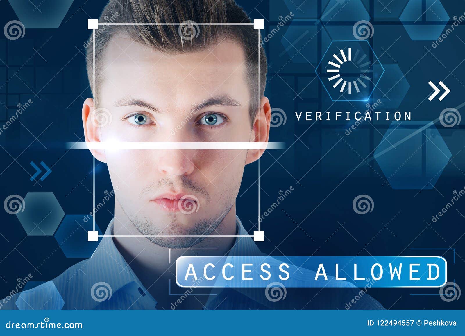 Authentication and Access Allowed Concept Stock Image - Image of ...