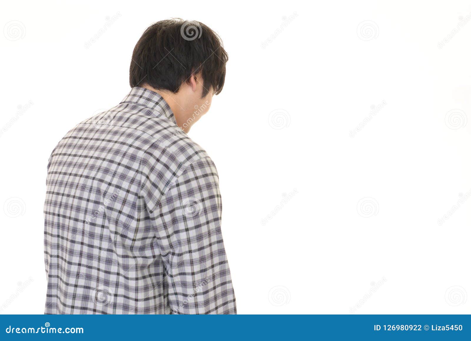 Disappointed Asian man stock photo. Image of father - 126980922