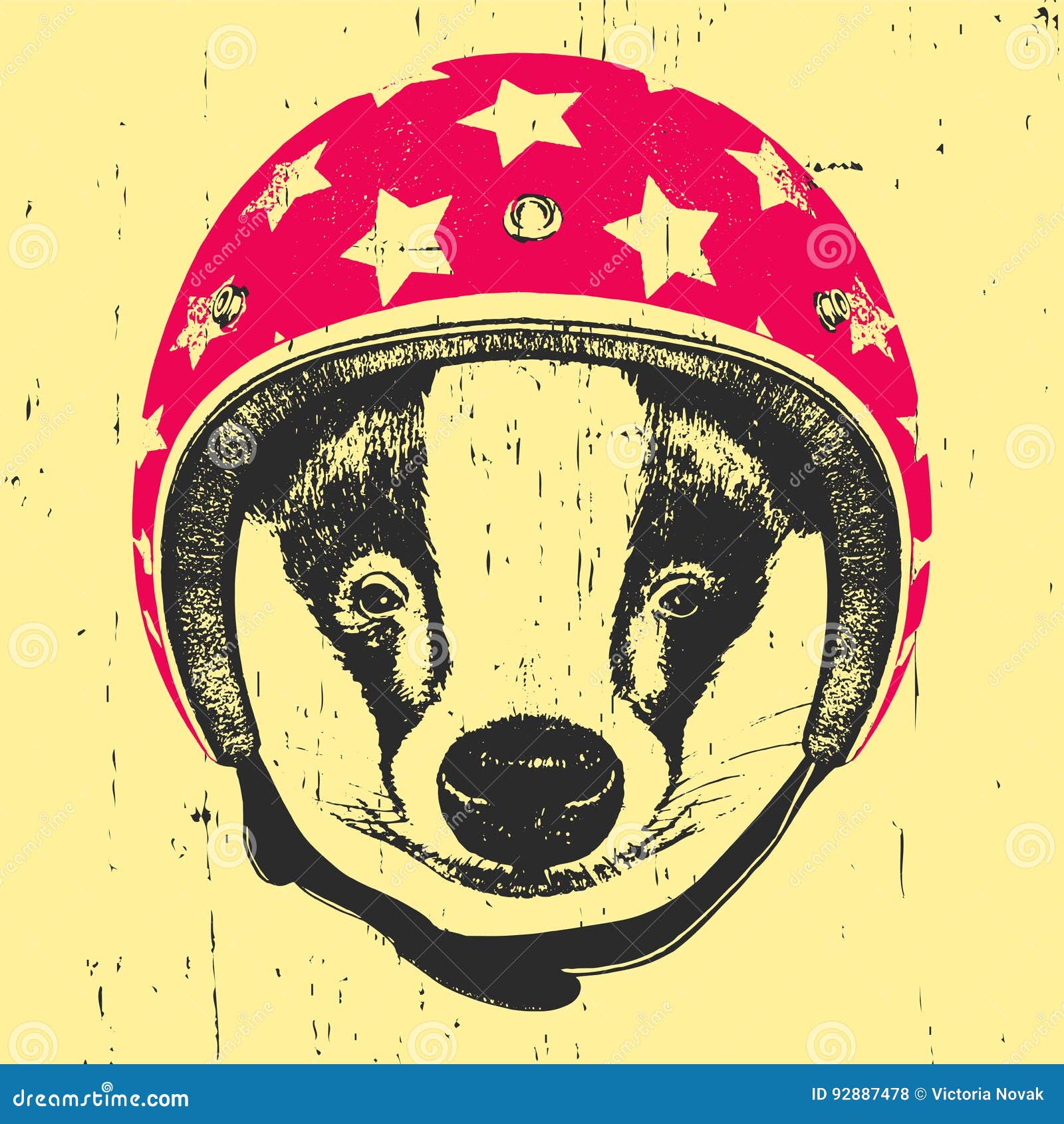 Fun Badger In Military Uniform Launch Rocket. February 23 Defender ...