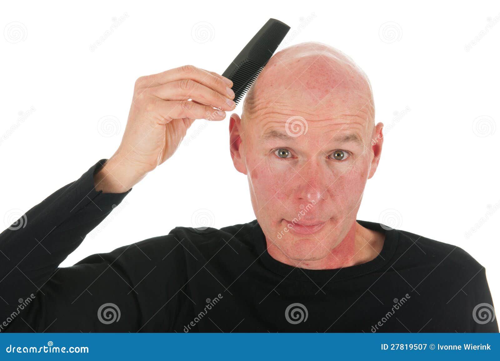 Portrait bald man stock image. Image of head, bald, black - 27819507
