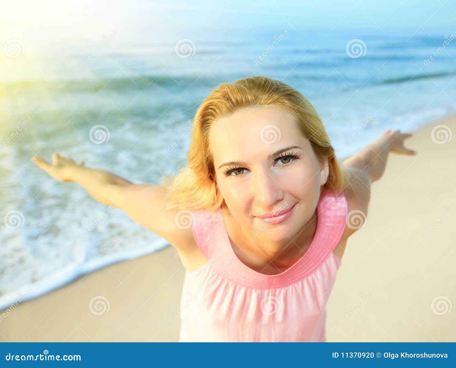 Portrait on the beach stock photo. Image of florida, enjoy - 11370920