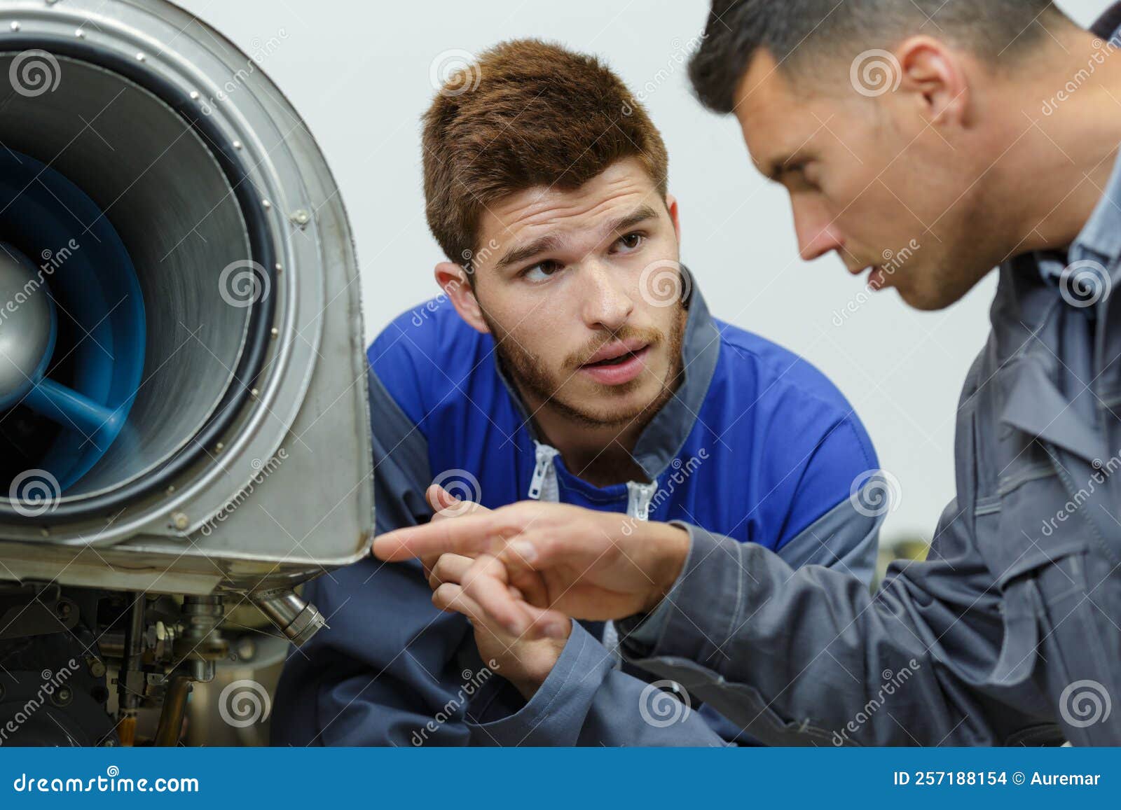 Portrait Beaming Workers at Work Stock Photo - Image of young, fuel ...