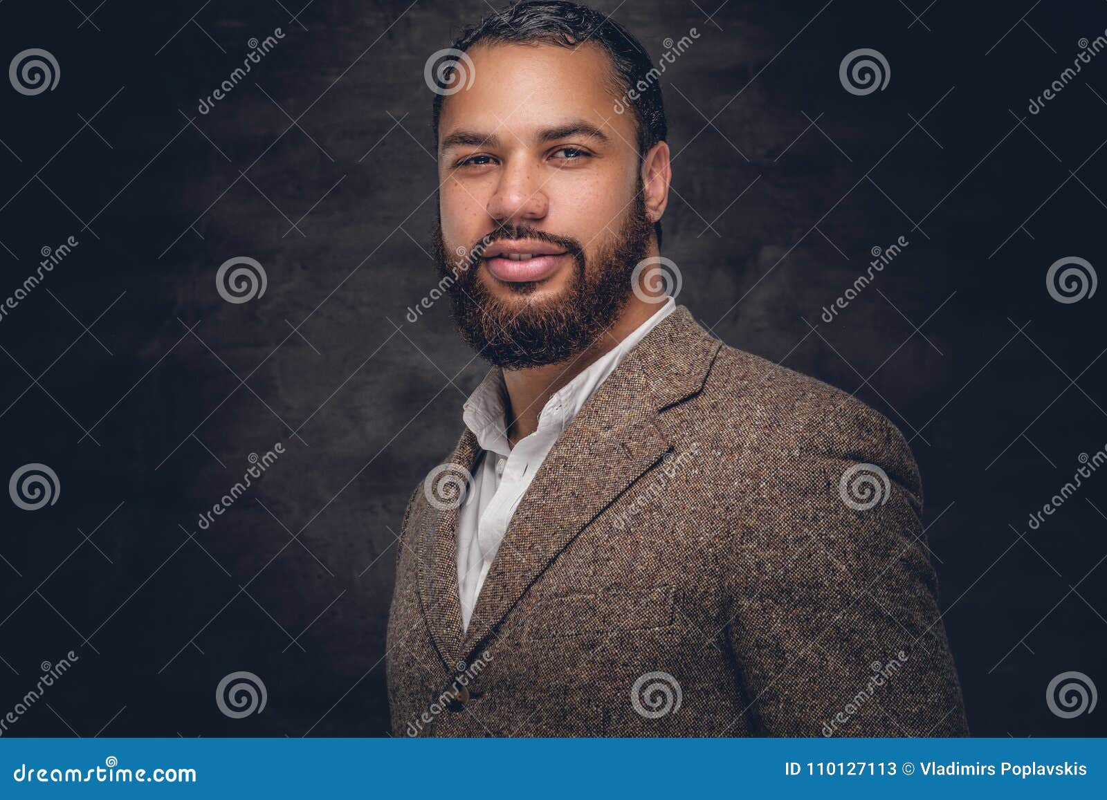 Black man in a wool suit. stock image. Image of lifestyle - 110127113