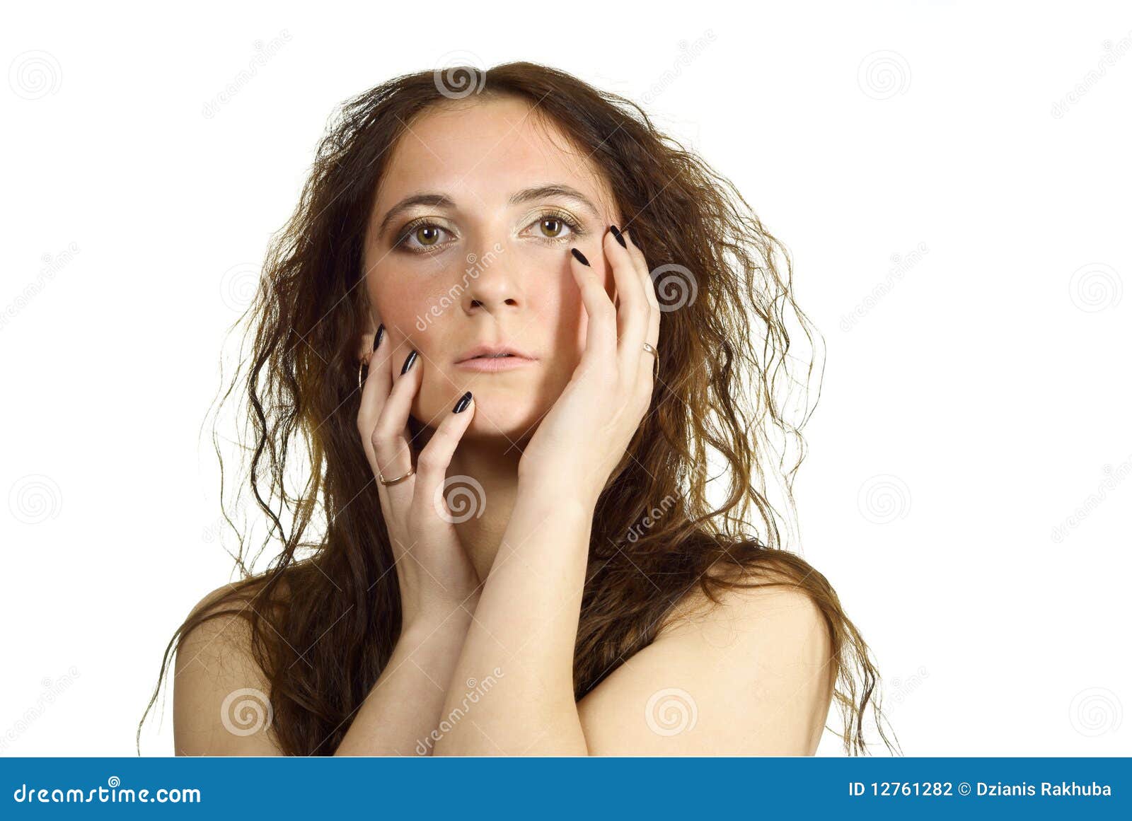 Portrait of a Beatiful Young Woman Stock Photo - Image of emotion ... Portrait of a Beatiful Young Woman Stock Photo - Image of emotion ...