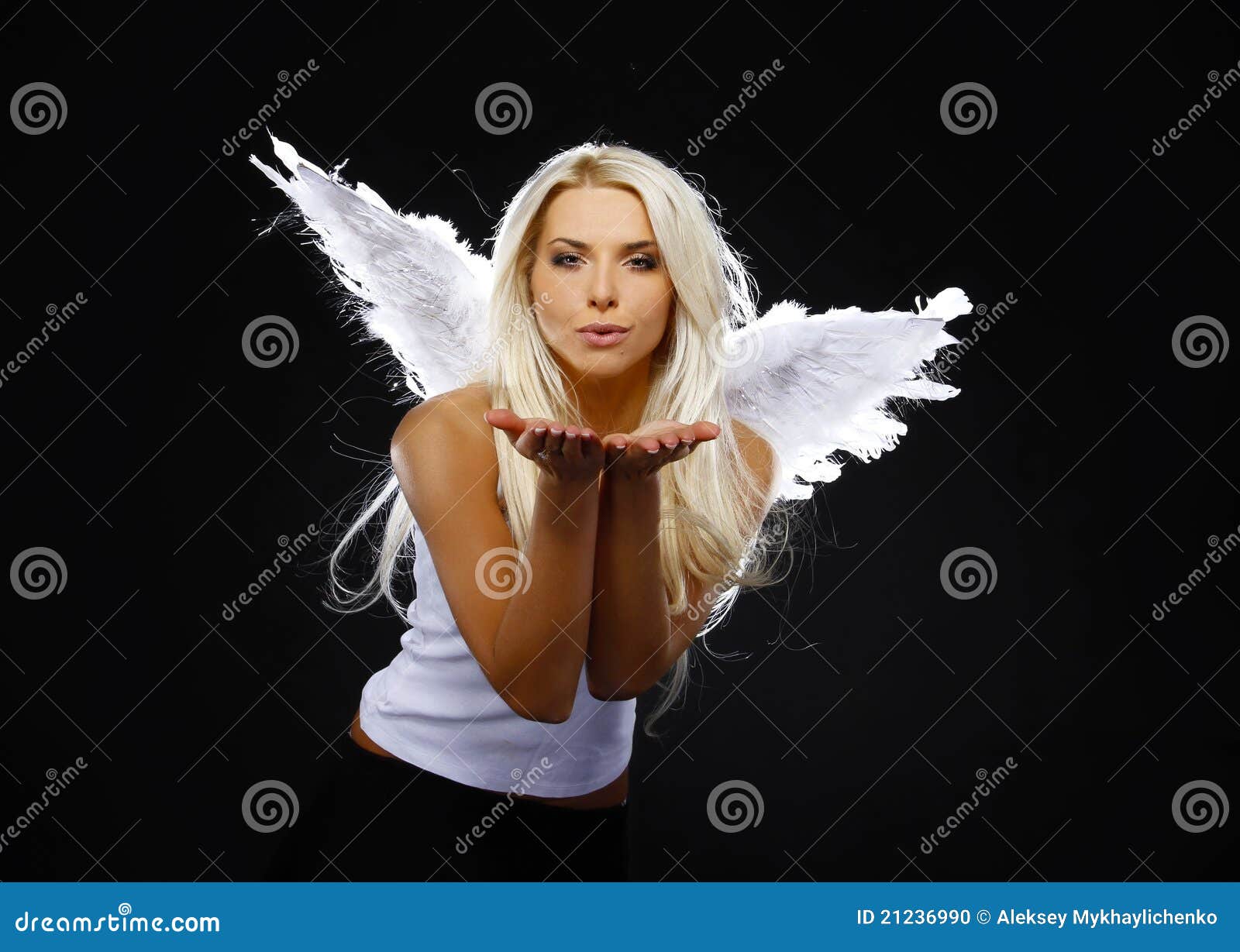 Portrait of a Beautiful Angel Stock Photo - Image of pretty, body: 21236990