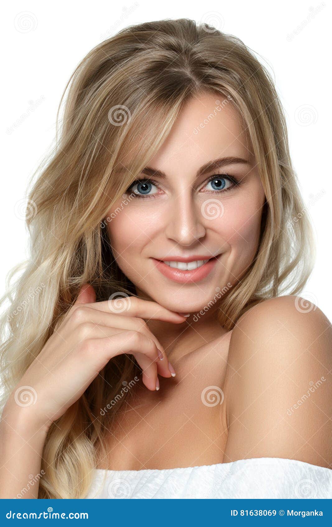 Portrait Of Beautiful Blonde Woman Stock Image Image Of Lifestyle