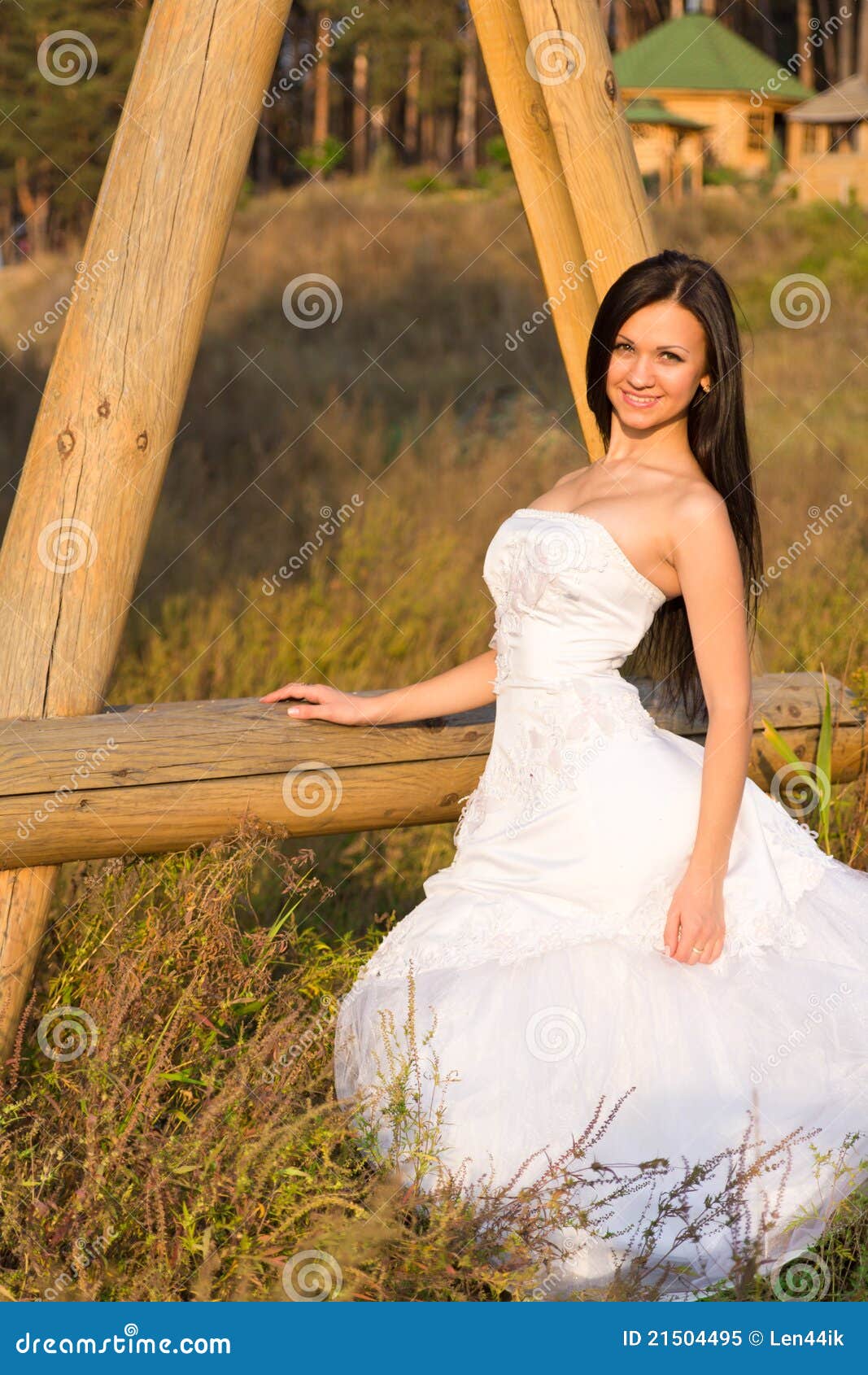 Portrait of a Beautiful Bride Stock Image - Image of adult, celebration ...
