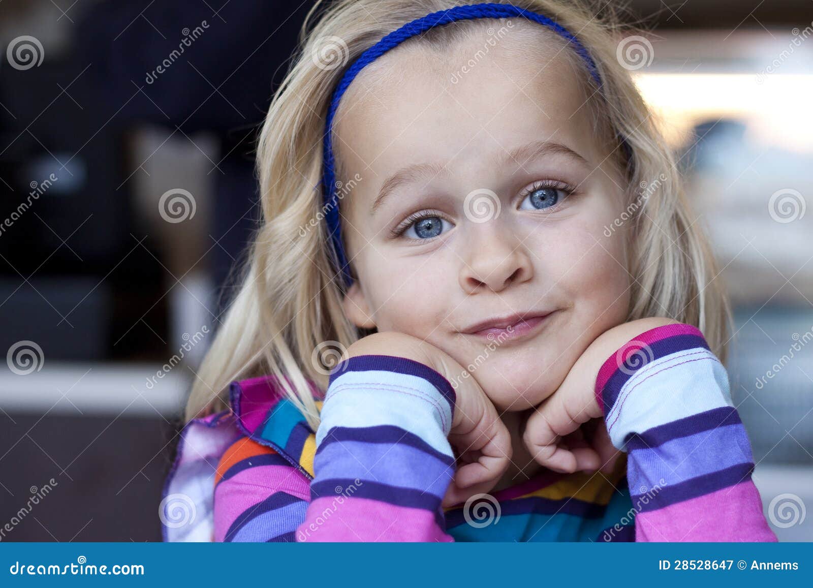 Portrait of Beautiful Child Stock Image - Image of looking, copy: 28528647