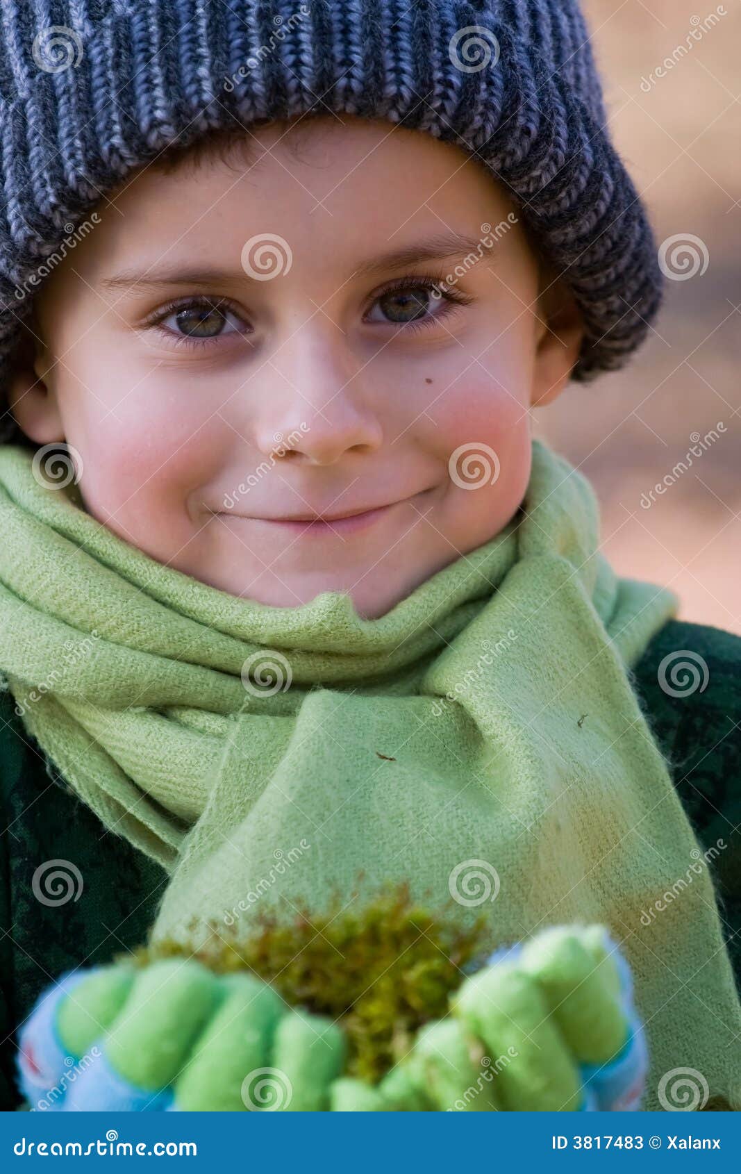 Portrait of a Beautiful Child Stock Image - Image of trees, portrait ...