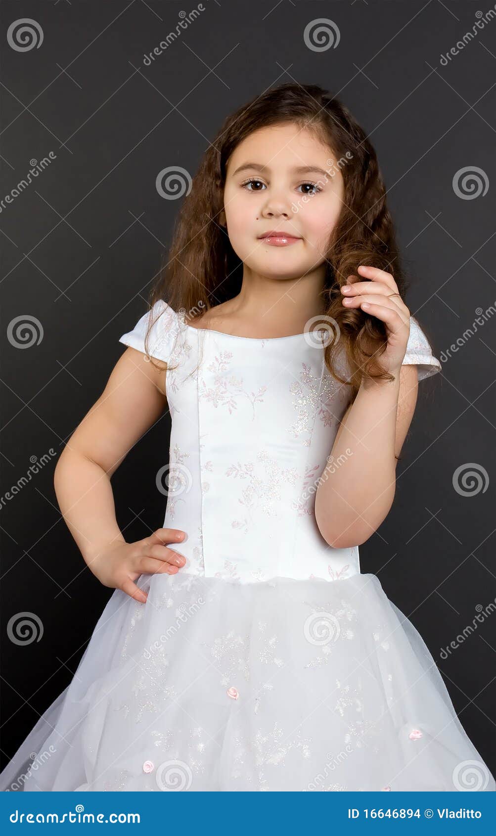 Portrait of a Beautiful Child Girl Stock Photo - Image of female, face ...