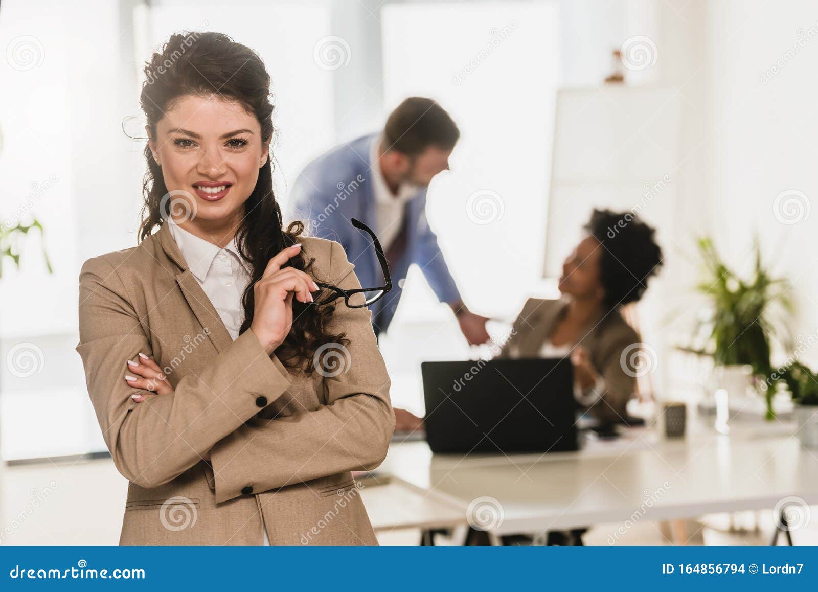Portrait of Beautiful Confident Young Businesswoman at Office Stock ... Portrait of Beautiful Confident Young Businesswoman at Office Stock ...