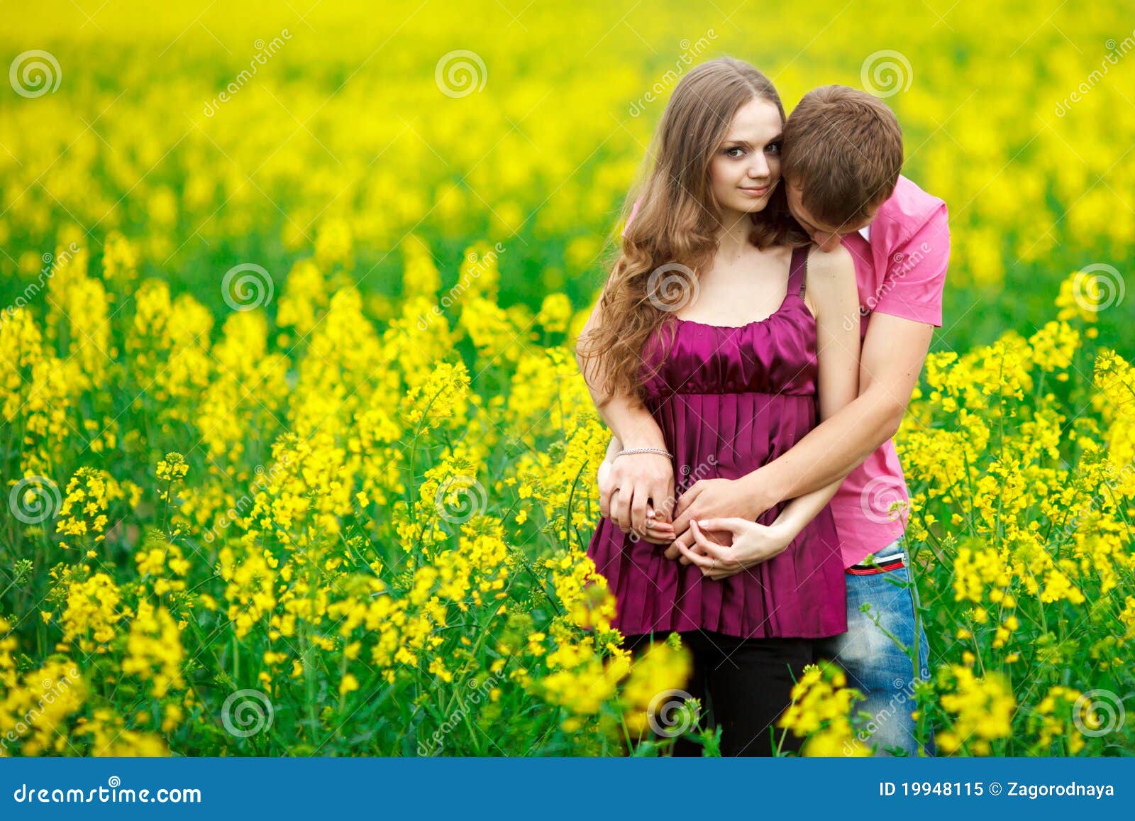 Portrait of a Beautiful Couple Stock Image - Image of together ...